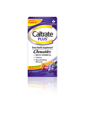 Caltrate Plus Chewables Btl/50 | Davisville Home Health Care: Medical ...