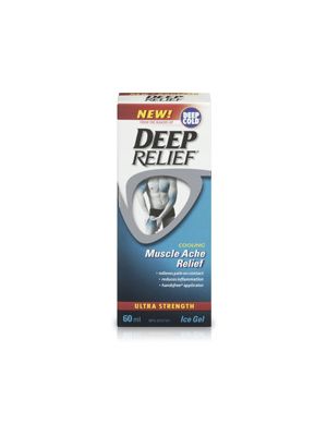 Deep Relief Muscle Ache Relief Ultra Strength Ice Gel 60mL | Davisville ...