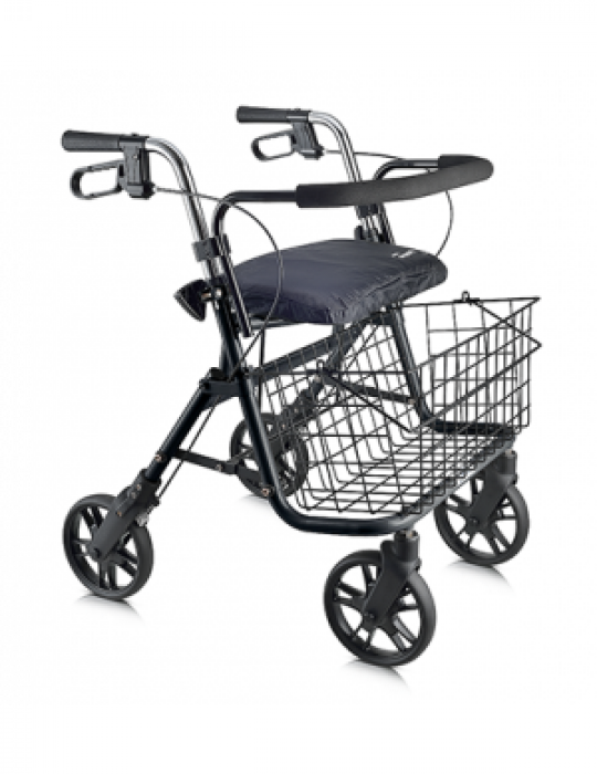 Evolution Walker Rollator Wide DX Black | Davisville Home Health Care ...
